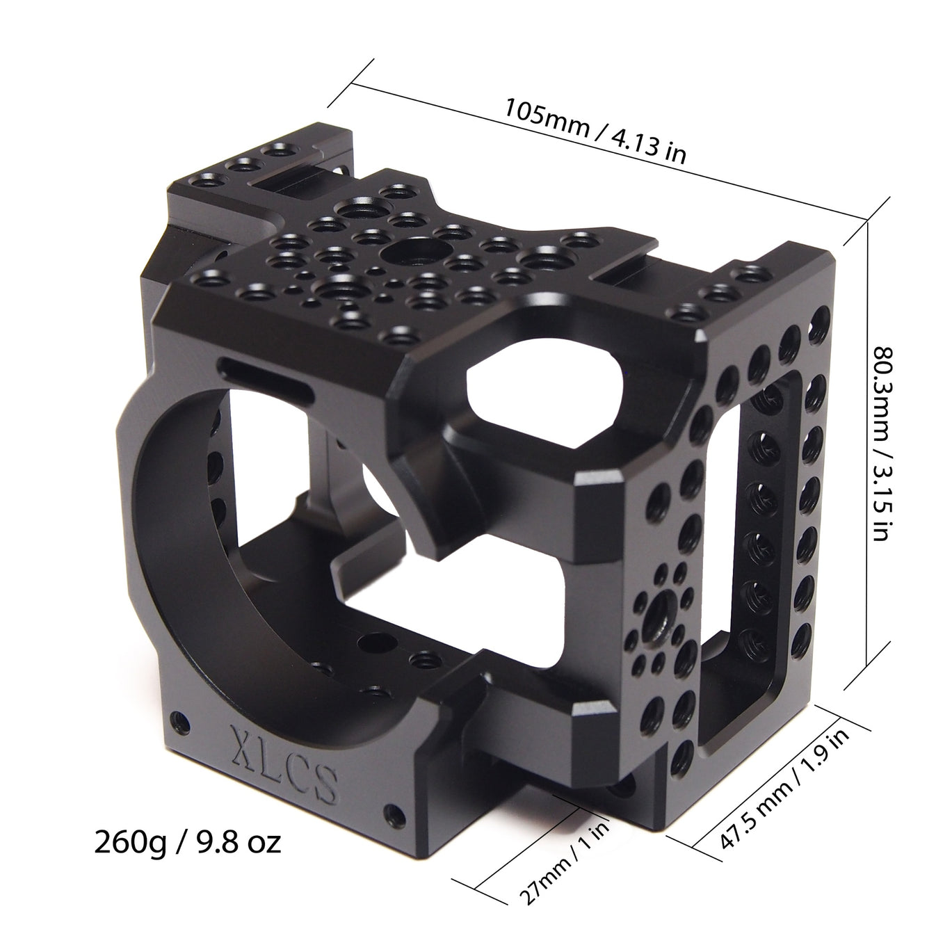 XLCS Designs | Blackmagic Micro Studio Camera 4K Cage for G1/G2